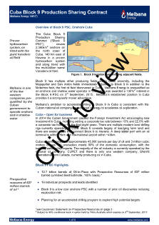 Projects | Melbana Energy Limited